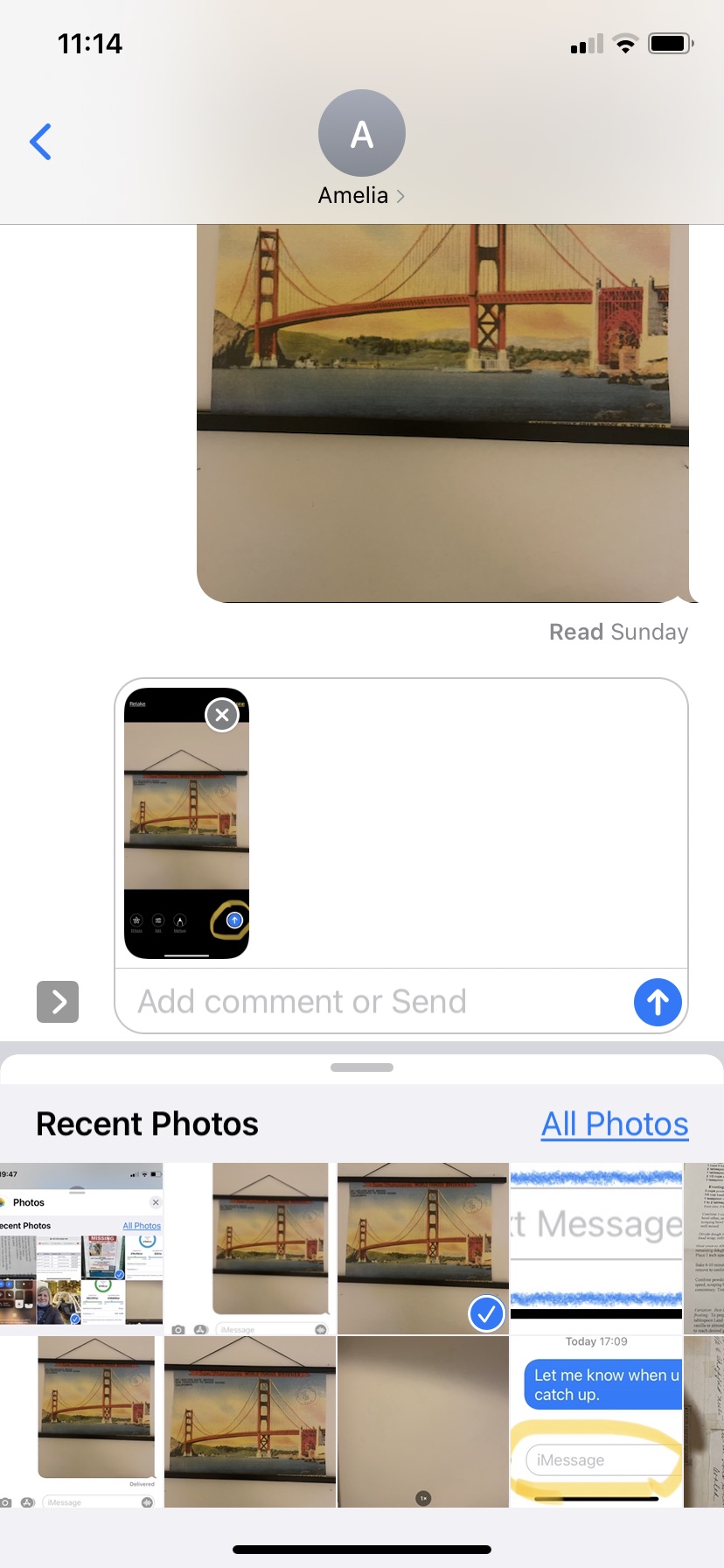Attaching Photos to Messages – Gransplain – Smart Technology. Smarter You.