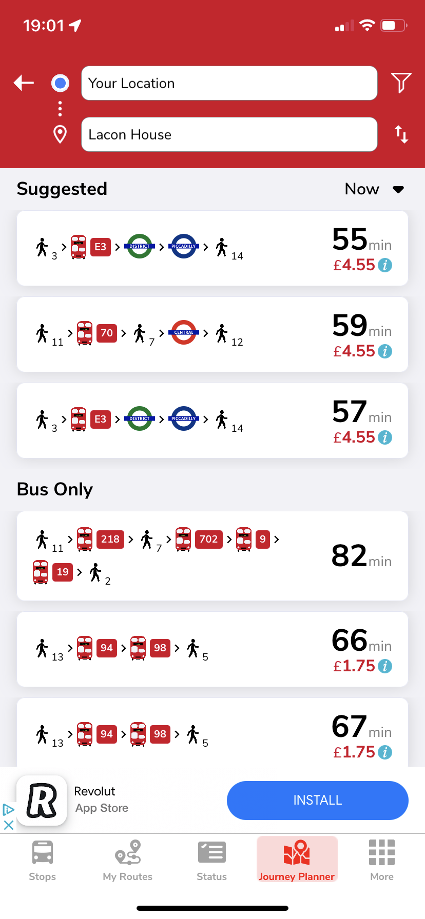 journey-planner-results – Gransplain – Smart Technology. Smarter You.